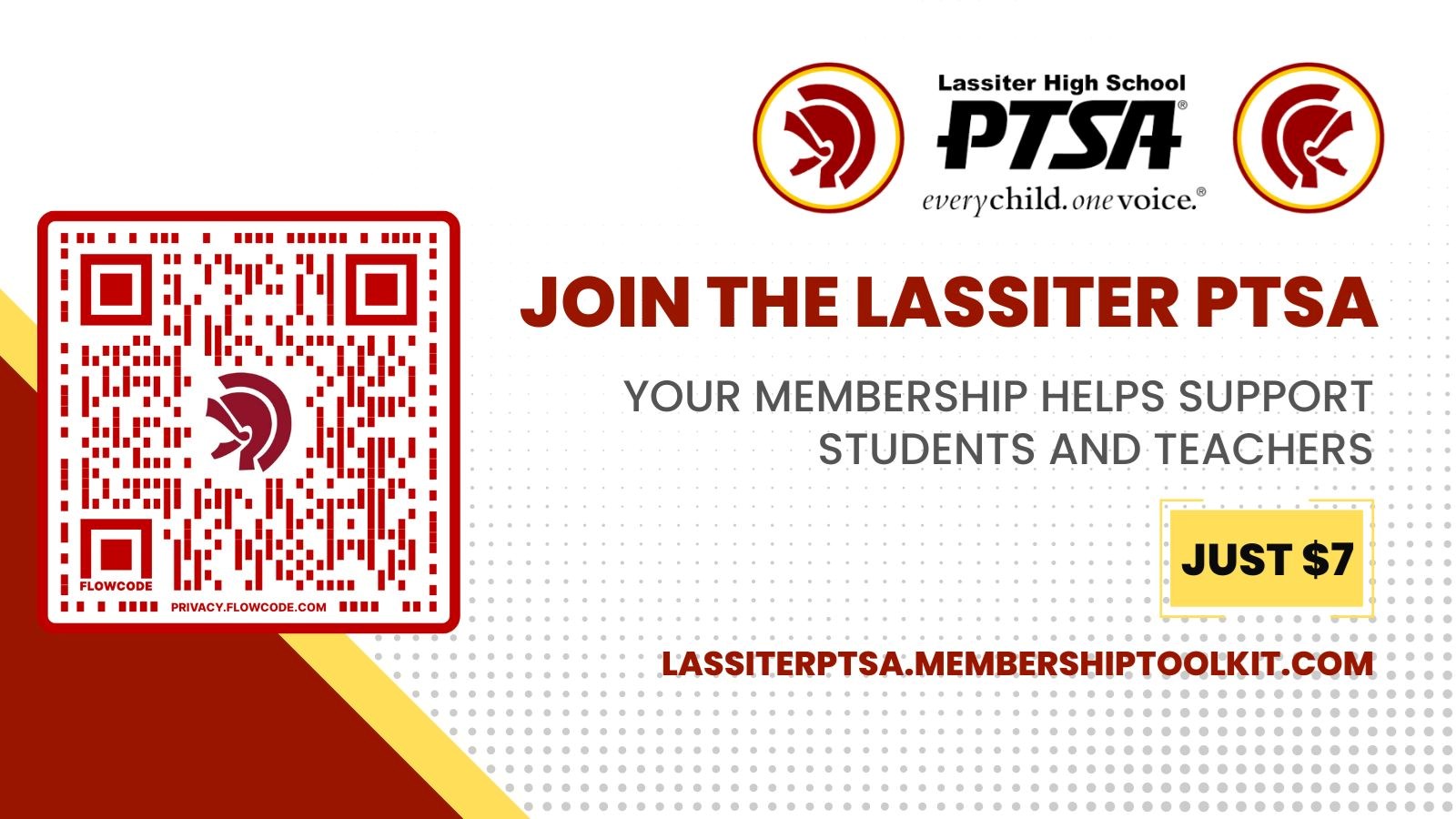 Become a part of the Lassiter PTSA community